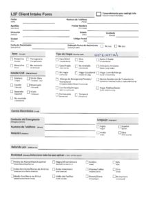 Spanish intake 2 pages - Forgotten Harvest